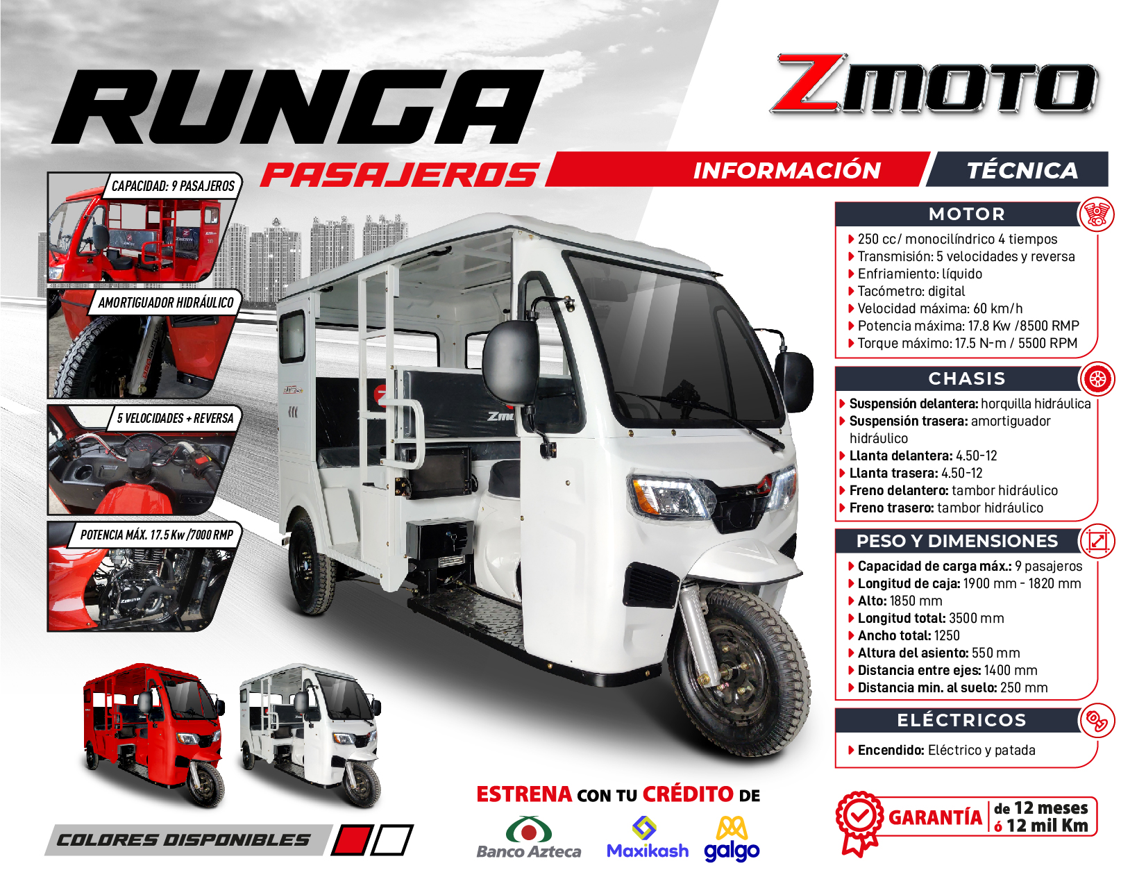 RUNGA PASAJEROS | ZMoto